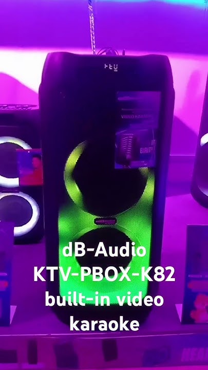 SoundCheck dB-Audio KTV-PBOX-K82 built-in video karaoke - YouTube