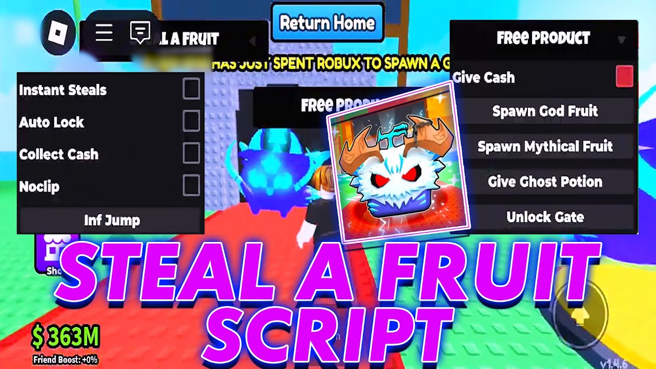 Steal a Fruit Script - Instant Steals, Infinite Cash, Spawn Mythical ...