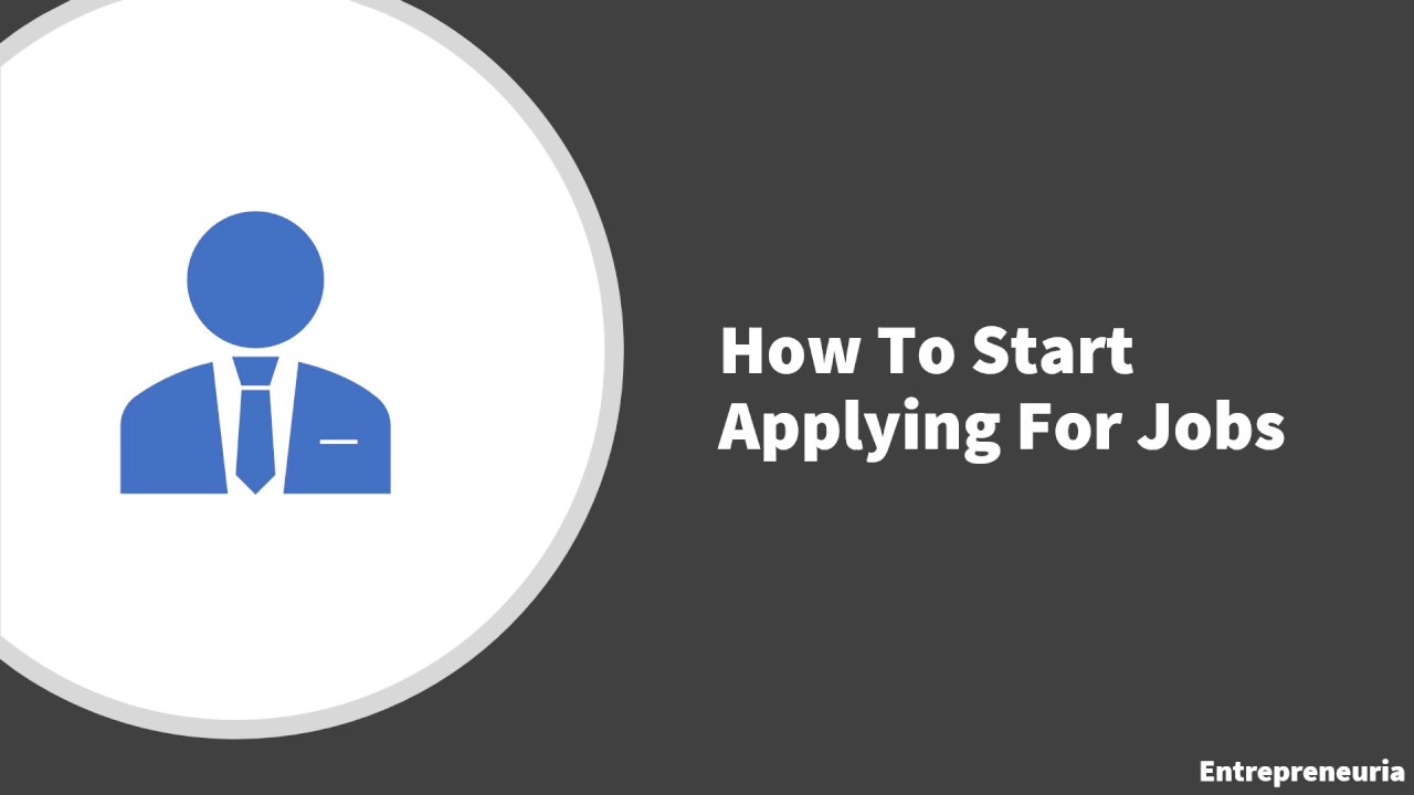 How To Start Applying For Jobs - YouTube