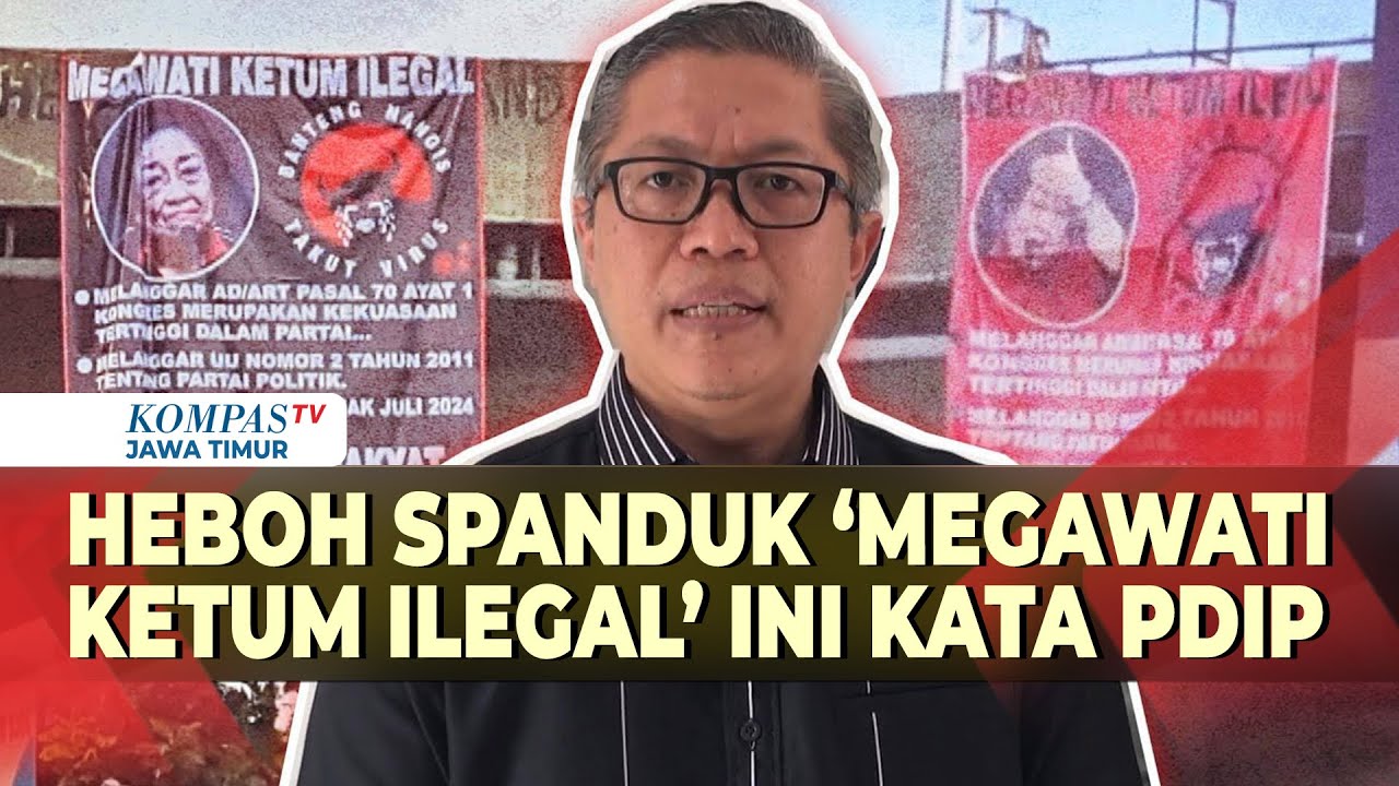 DPC PDIP Bogor Buka Suara soal Poster 'Megawati Ketum Ilegal' - YouTube