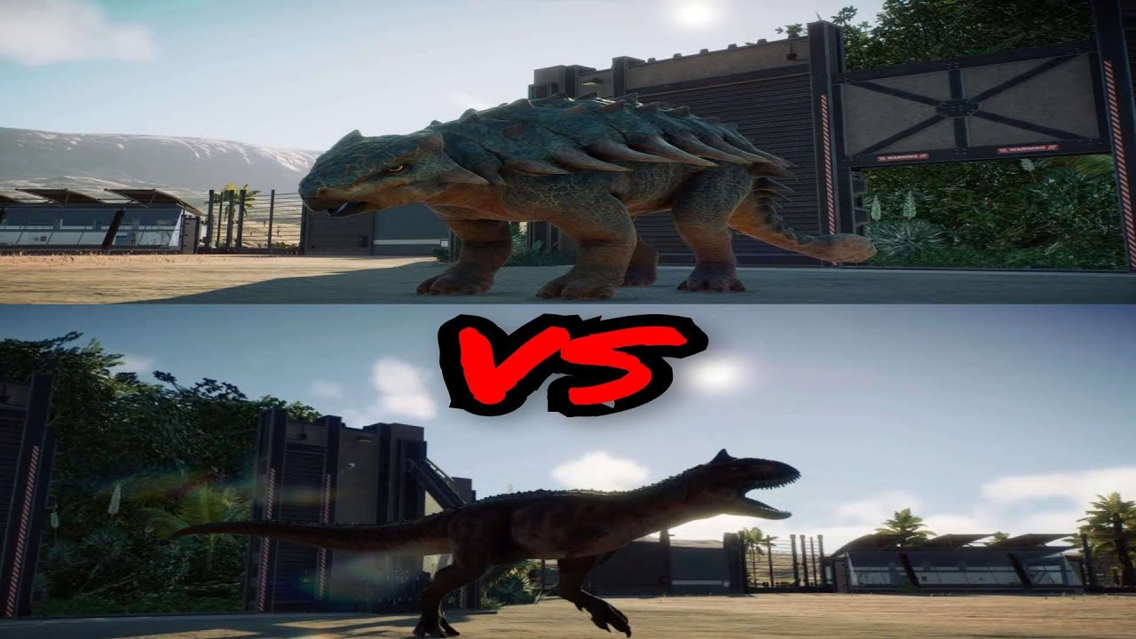 Tauro vs Bumpy | Jurassic World Evolution 2 Colosseum Battle - YouTube