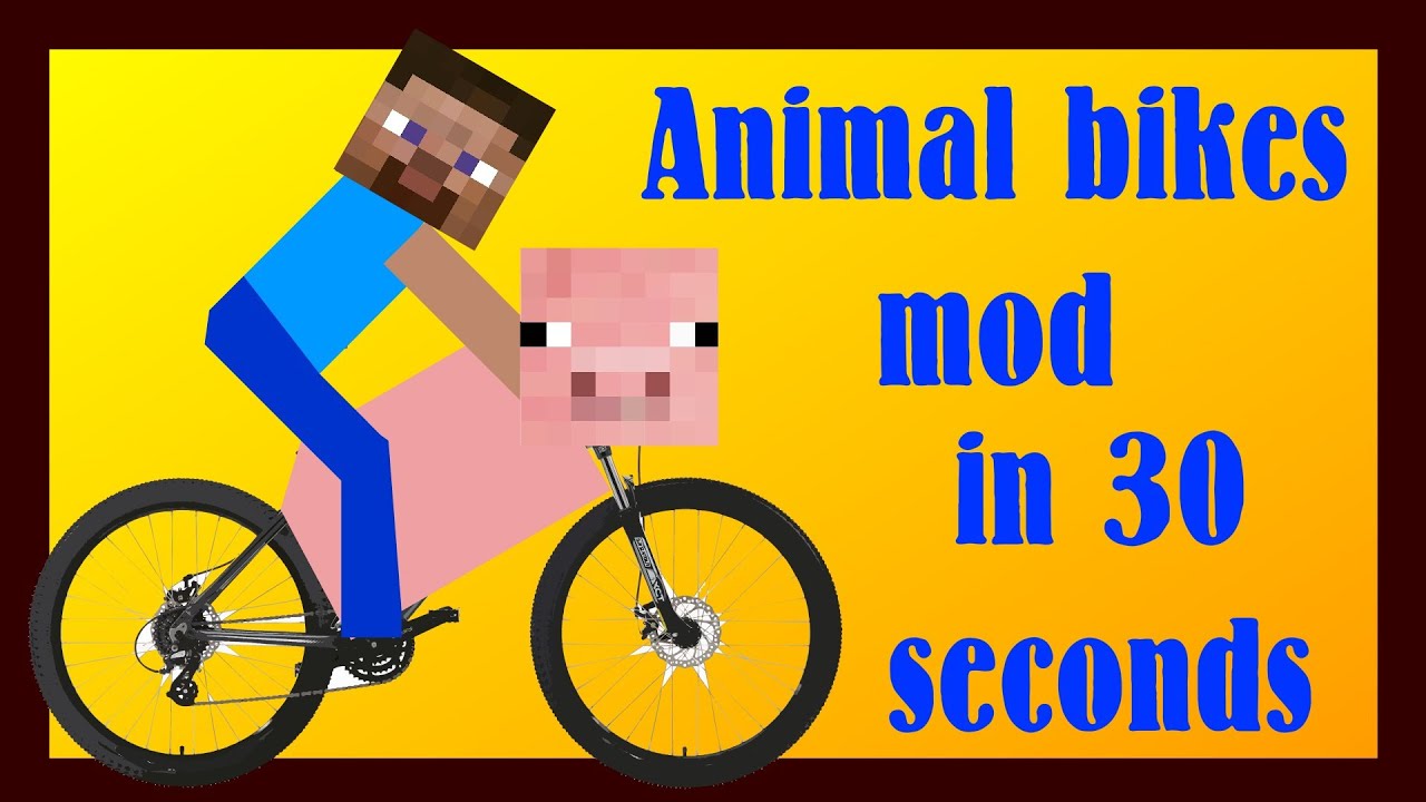 Animal Bikes mod - 30 second mods - YouTube