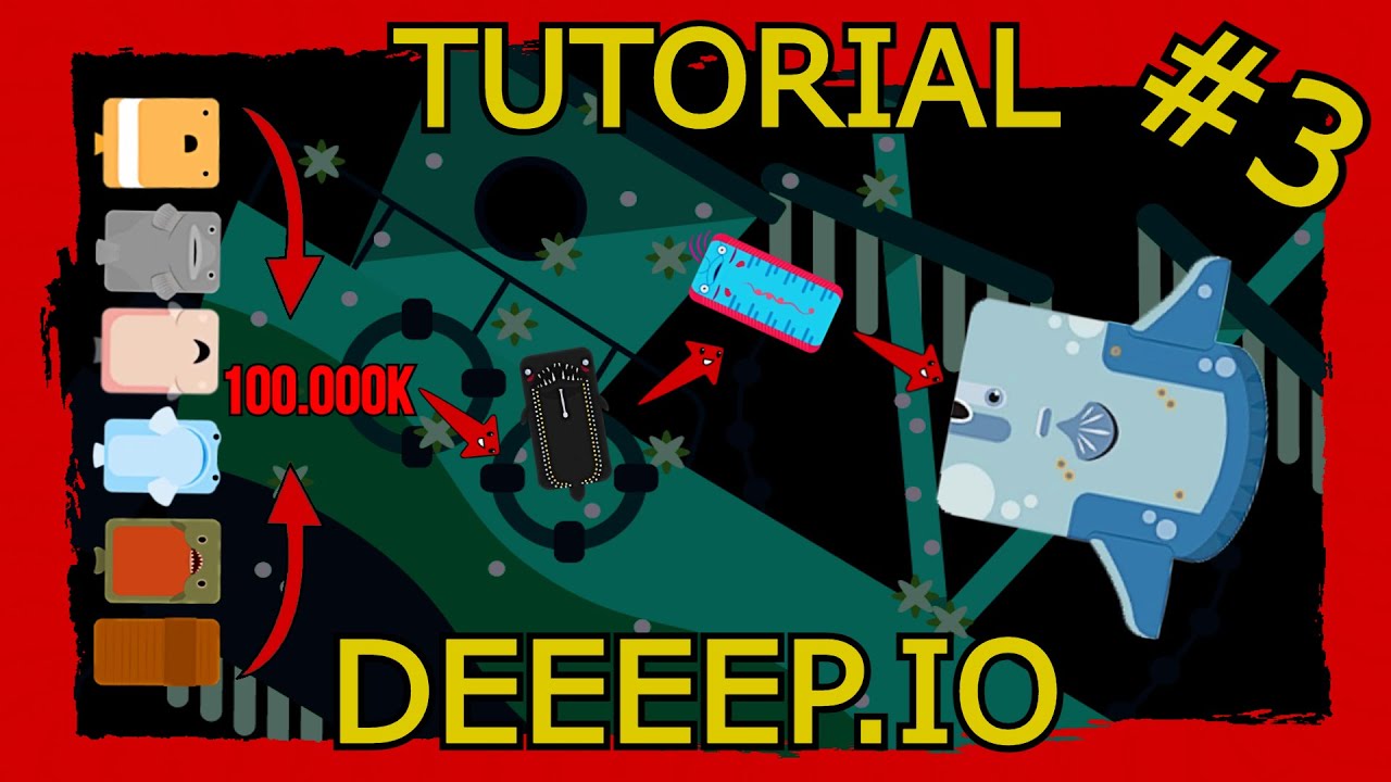 Deeeep.io Tutorial #3 Evolucionar a pez luna - YouTube