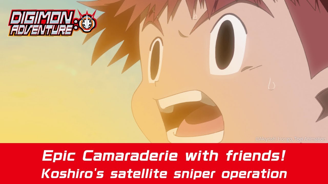 「DIGIMON ADVENTURE:」Epic Camaraderie with friends!Koshiro's satellite ...