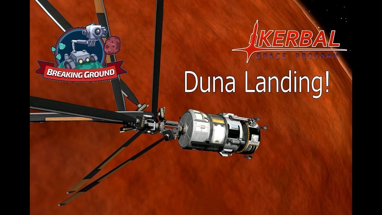 (Duna Lander!) - Kerbal Space Program Breaking Ground DLC - YouTube