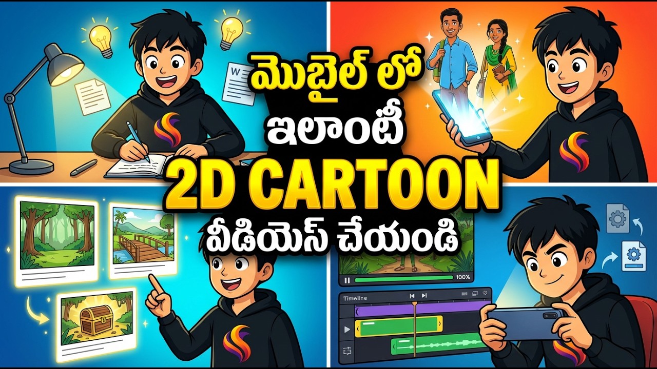 How to Create AI Cartoon Stories on Mobile | Step-by-Step Tutorial ...