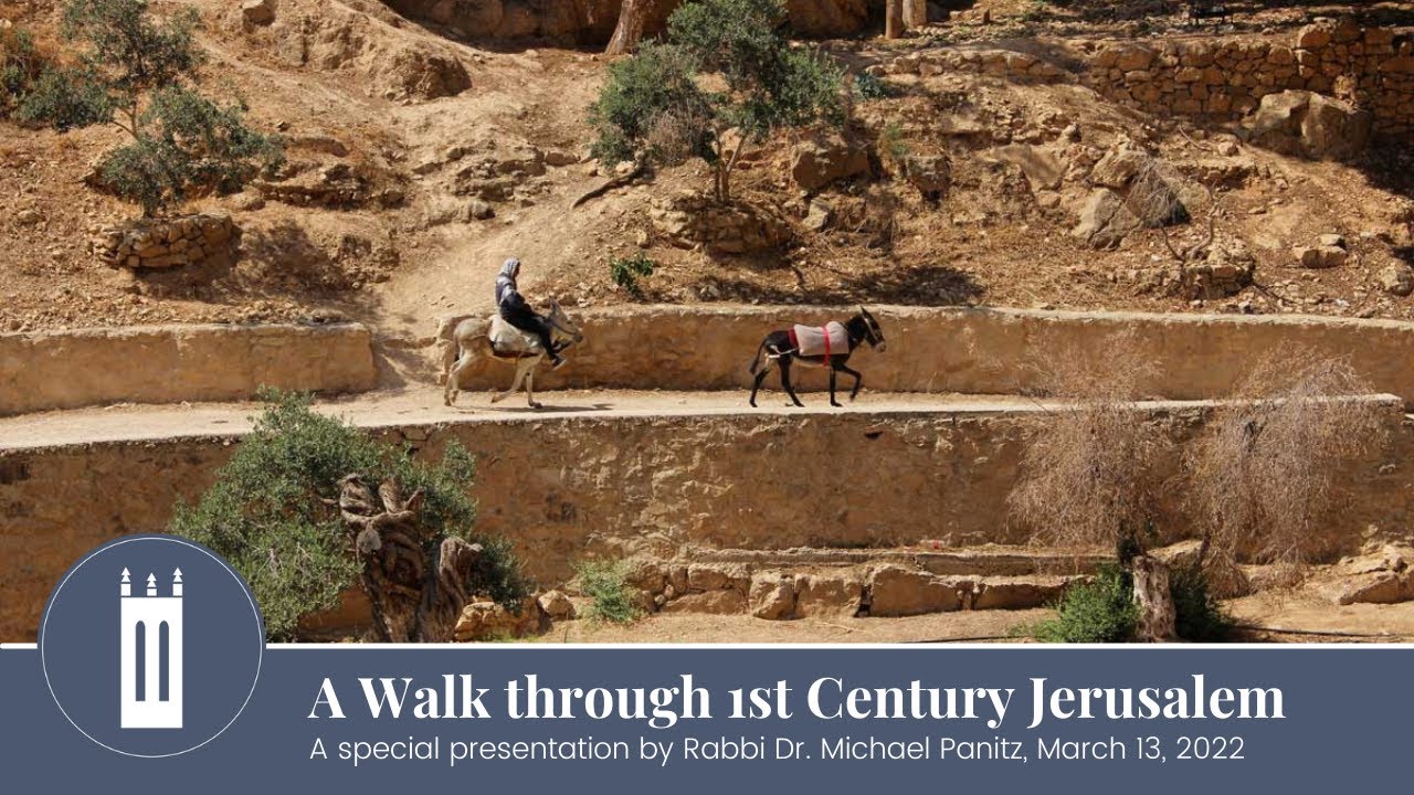 A Walk through 1st Century Jerusalem (Rabbi Dr. Michael Panitz) - YouTube