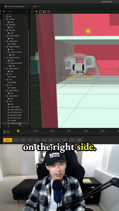 Adjust Collision Shapes for Proper Character Movement - making a game in Buildbox - 3.2 Mouse ...