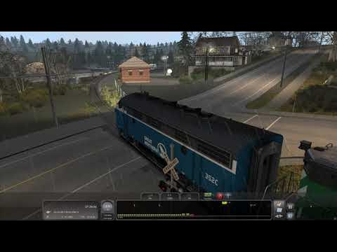 Train Simulator Classic - [EMD F7] - (BN) Burlington Northern Train #172 - 4K UHD - YouTube