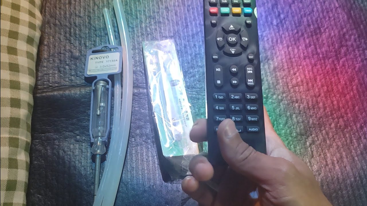 Unboxing Remote TVBOX DVB-T2 Matrix Apple HD, Pinset, Refill Lem Tembak ...