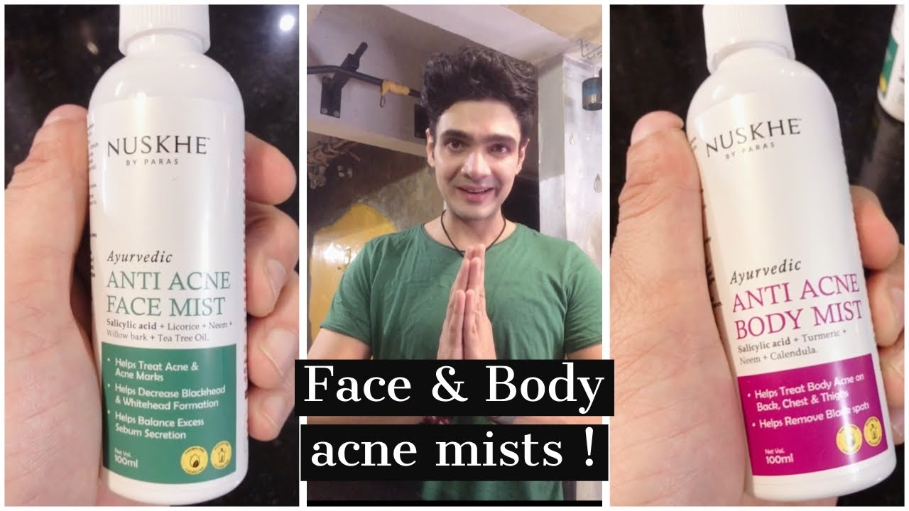 Anti- acne face & body mist - YouTube