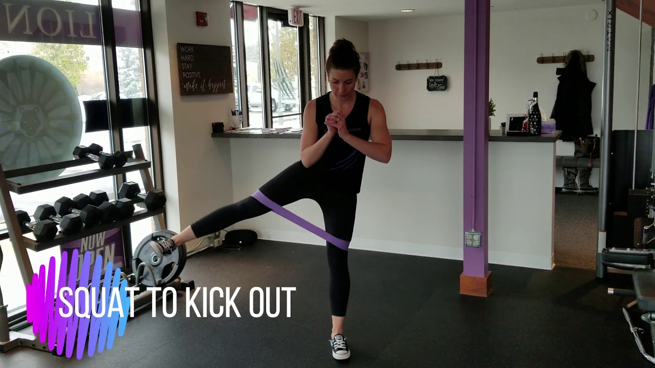Squat to Kick Out - Lioness Fitness - YouTube