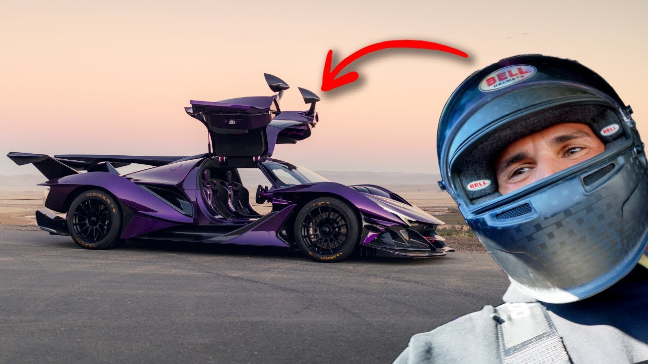 Riding In My Friends $6,000,000 Apollo IE Hypercar - The Purple Dragon ...