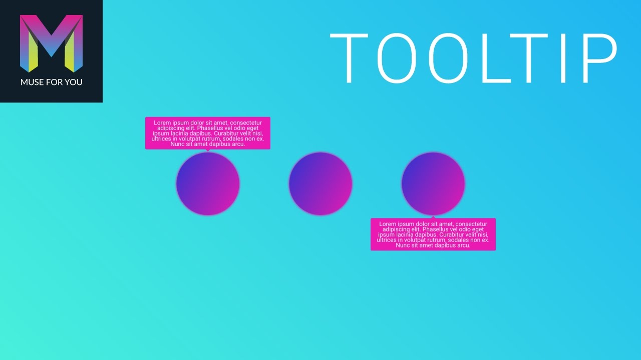 Tooltip Widget | Adobe Muse CC | Muse For You - YouTube
