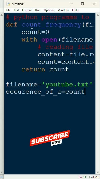 Python Programme To Find Frequency Of Elements In Text File Coding Python Programming