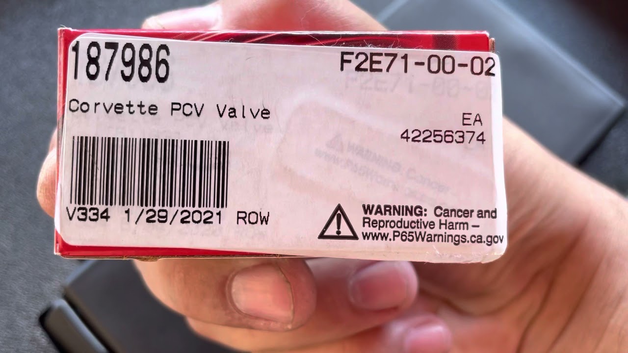 C5 Corvette pcv valve replacement - YouTube