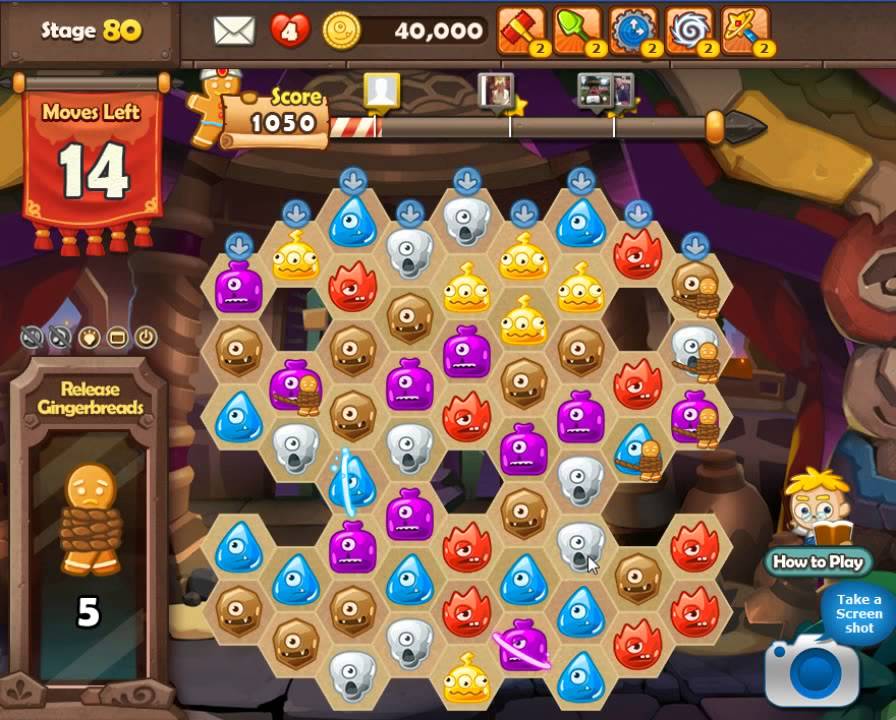 Monster Busters: Hexa Blast Level 80 - YouTube