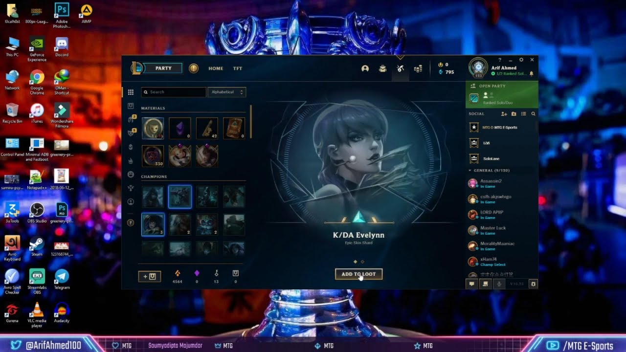 Win KDA Daily Event Opening K/DA 2020 Orb and K/DA Bag Got K/DA Skin ...