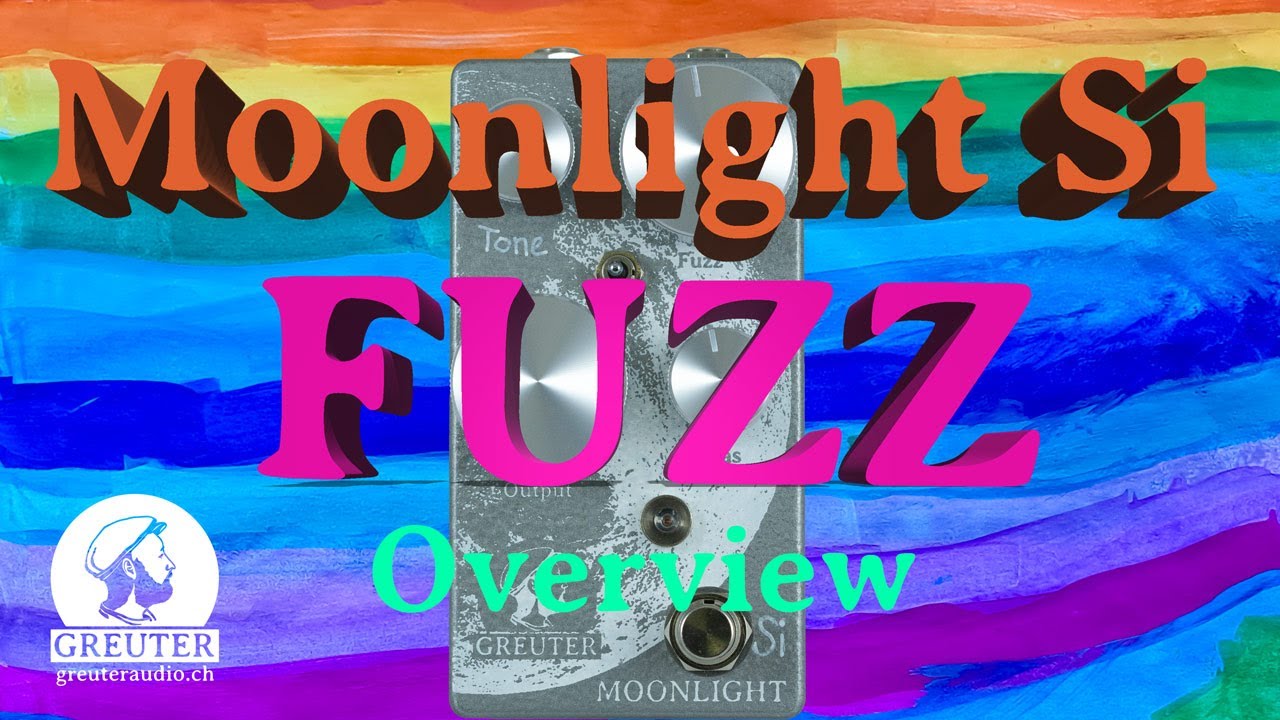 Best FUZZ face style guitar pedal ?- GREUTER Moonlight Si - YouTube