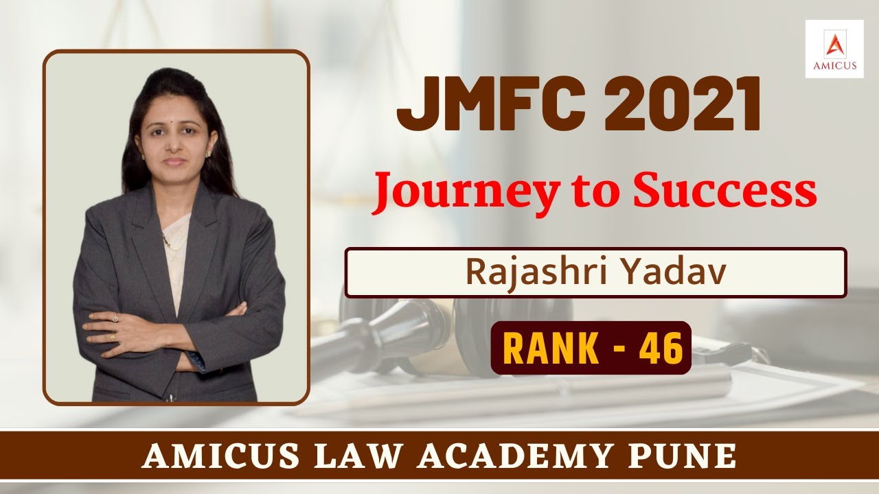 Tips for Success by JMFC Selected candidate | Rajashri Yadav | Rank 46 ...