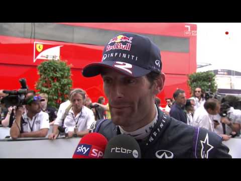 Mark Webber - F1 2013 Monza | Post-Race Interview