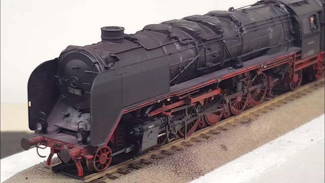 BR45 020 von Trix, Teil6, die Fertigstellung der Alterung. - YouTube