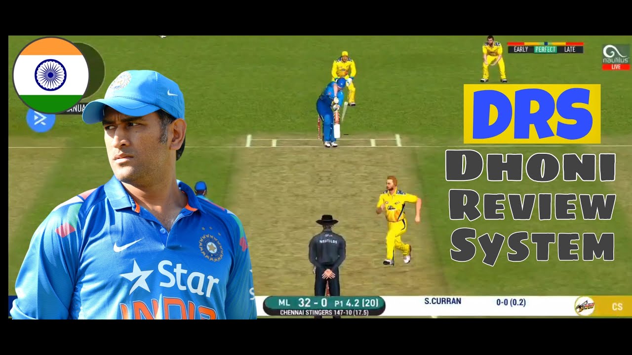 MS Dhoni best DRS review ever | Dhoni Review System | Real Cricket 20 ...