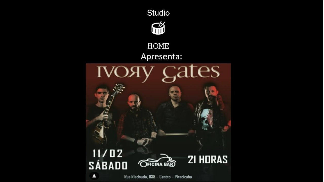 IVORY GATES - ( SHOW - COVERS - OFICINA BAR ) THIAGO SIQUEIRA - YouTube