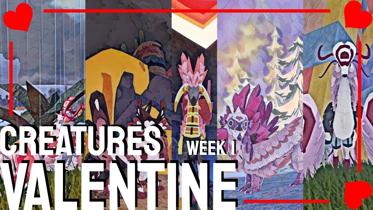 VALENTINE'S EVENT CREATURES!!! Week 1 - Creatures of Sonaria - YouTube