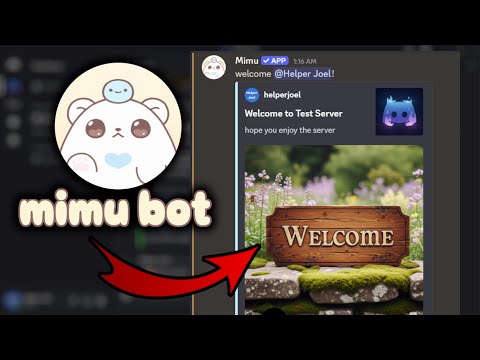 How to Setup Welcome Message with Mimu Bot (EASY TUTORIAL)