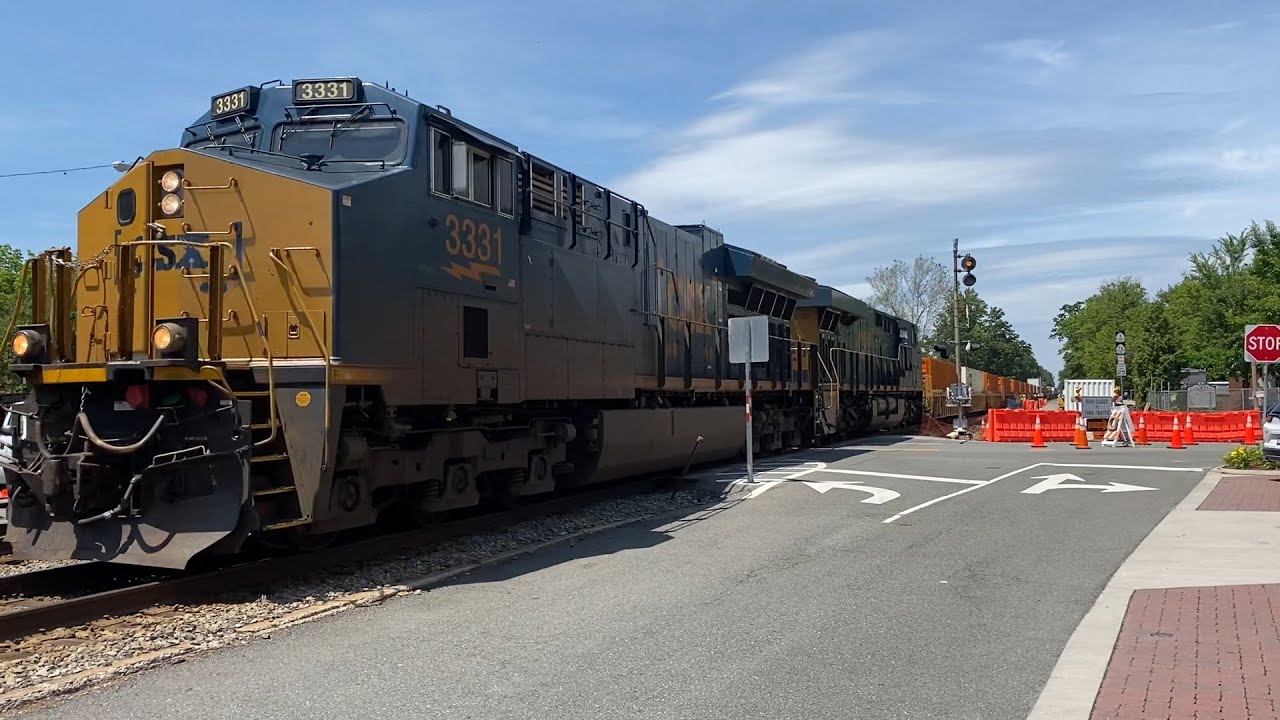 CSX Intermodal in Ashland, Virginia, as we stood under the Virtual ...