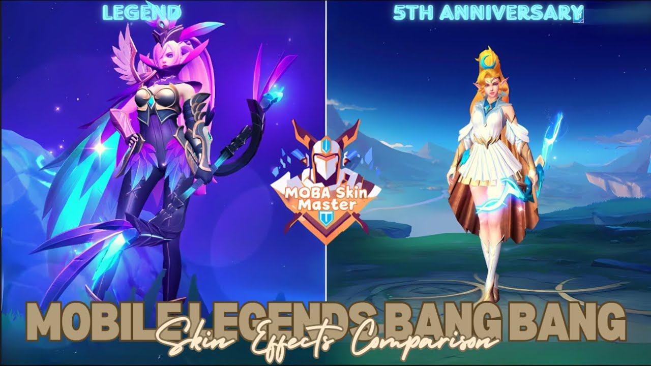 Miya "Legend Skin vs 5th Anniversary Skin" (Modena Butterfly vs Moon ...
