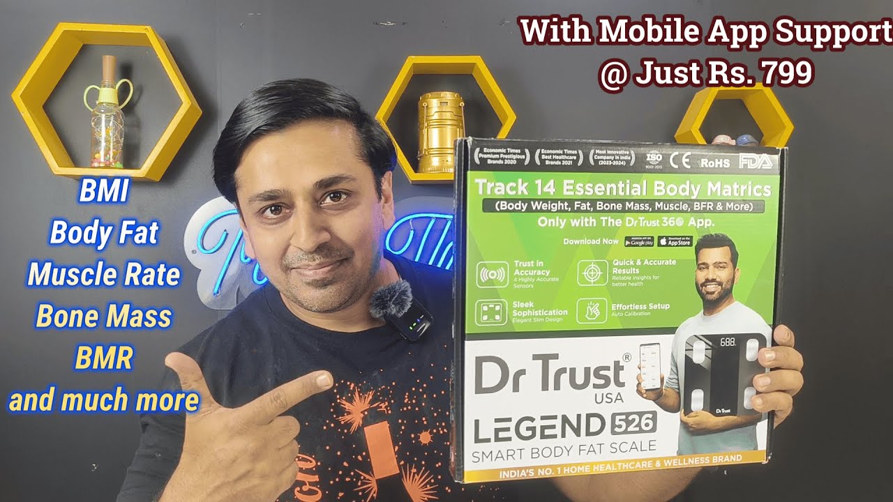 Dr Trust Legend 526 Smart Body Fat Scale Detailed Review. Best weighing ...