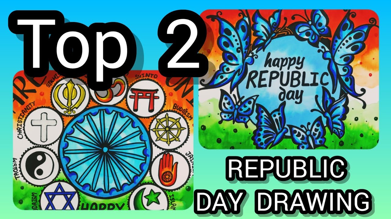 Republic Day Drawing / Republic Day Poster Drawing / How to Draw ...