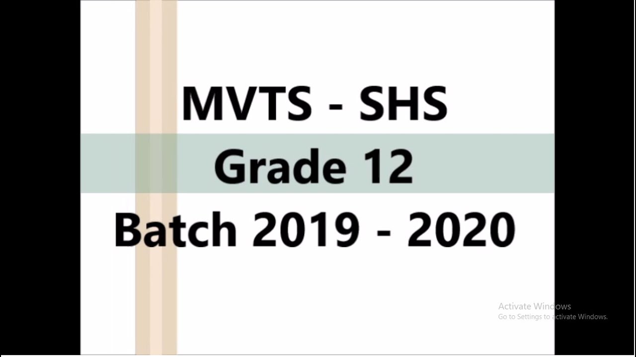 MVTS-SHS Grade 12 (Batch 2019-2020) - THIS IS NOT GOODBYE - YouTube