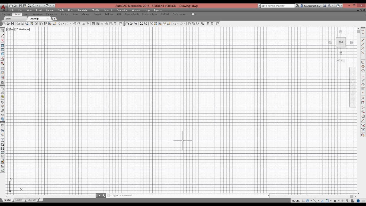 AutoCAD Mechanical - Classic Interface - Klasik Arayüz - YouTube