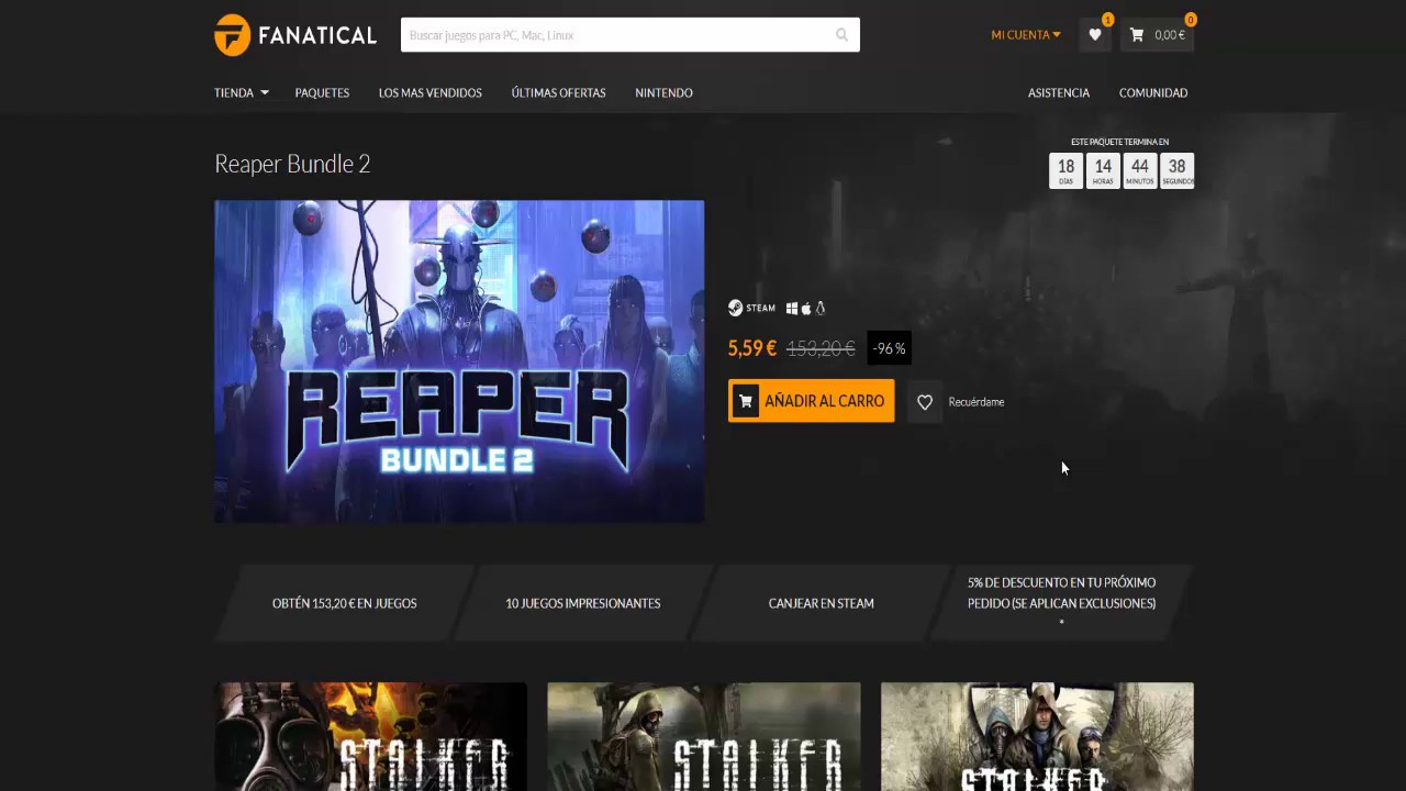 Reaper Bundle 2 FANATICAL BUNDLE BLAST 2020 Juegos a precio de risa ...