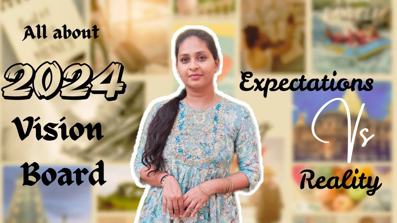 Expectations Vs Reality of 2024 Vision Board #visionboard2024 #kannada ...