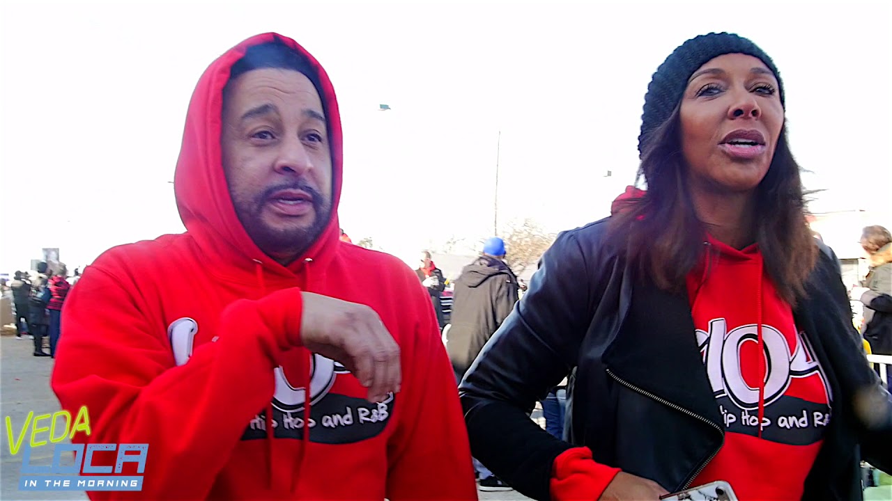 Veda Loca In The Morning: Veda Meets K104's DeDe - YouTube