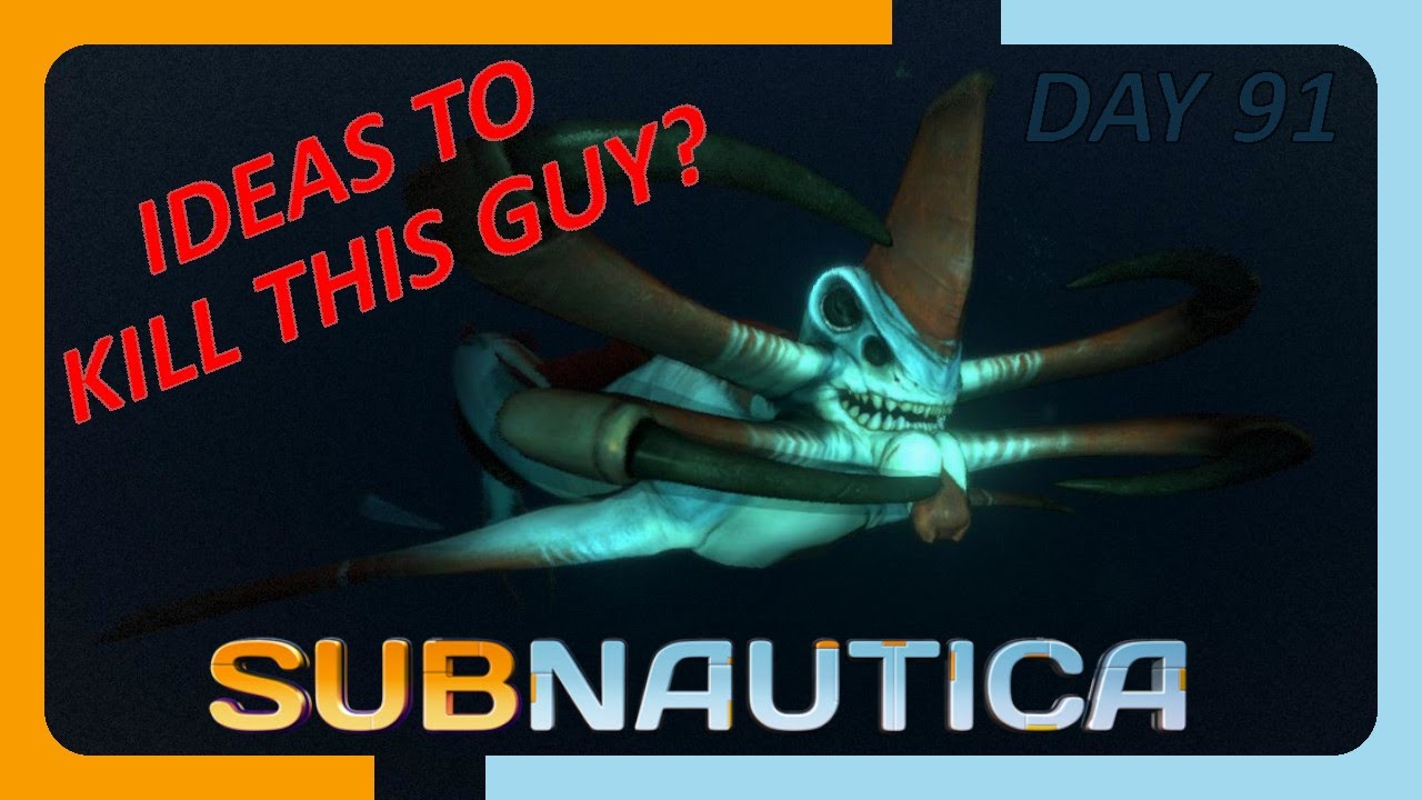 Subnautica Gameplay - Reaper Leviathan UnaliveThoughts - Underwater ...