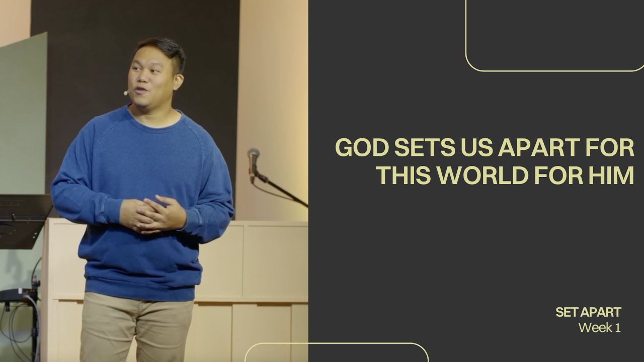 God Sets Us Apart From This World for Him - Christian Cornejo | Set ...