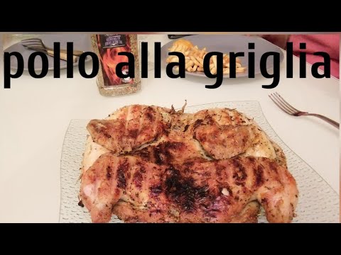 Pollo alla griglia ricetta italiana pura - YouTube