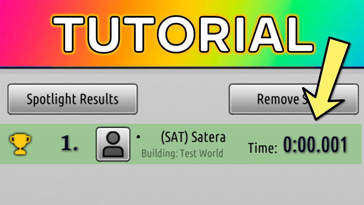 How To Get 0.001 Race Score | Worlds FRVR Tutorial - YouTube