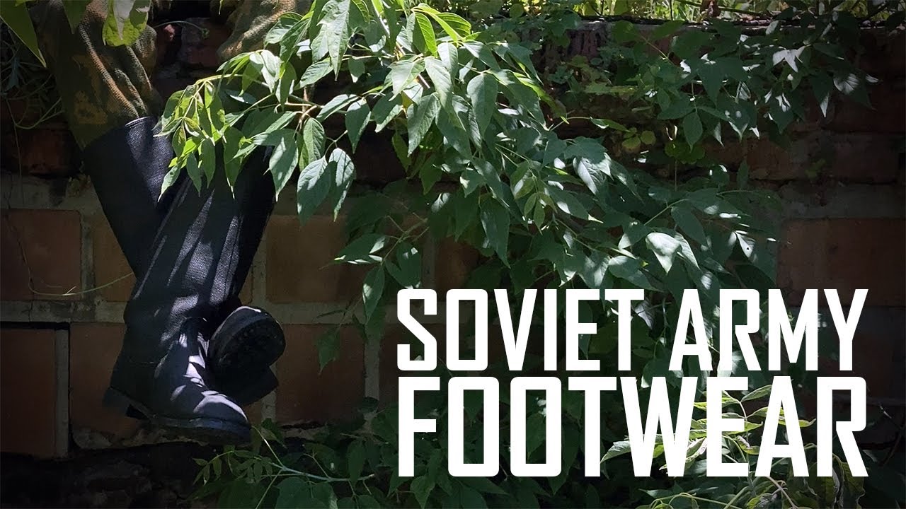 Jackboots and Footwraps | Soviet Army Footwear - YouTube