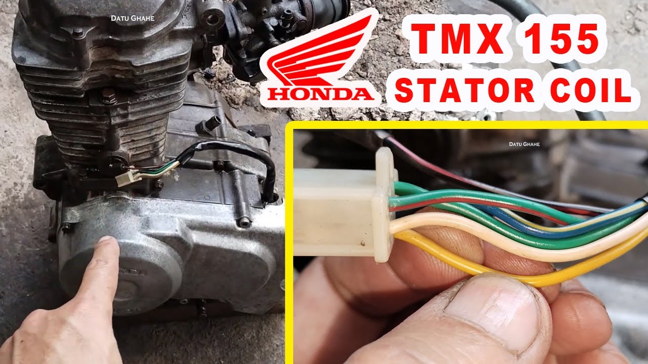 Honda TMX 155 Stator or Source Coil Wiring Diagram Connection - Wire ...