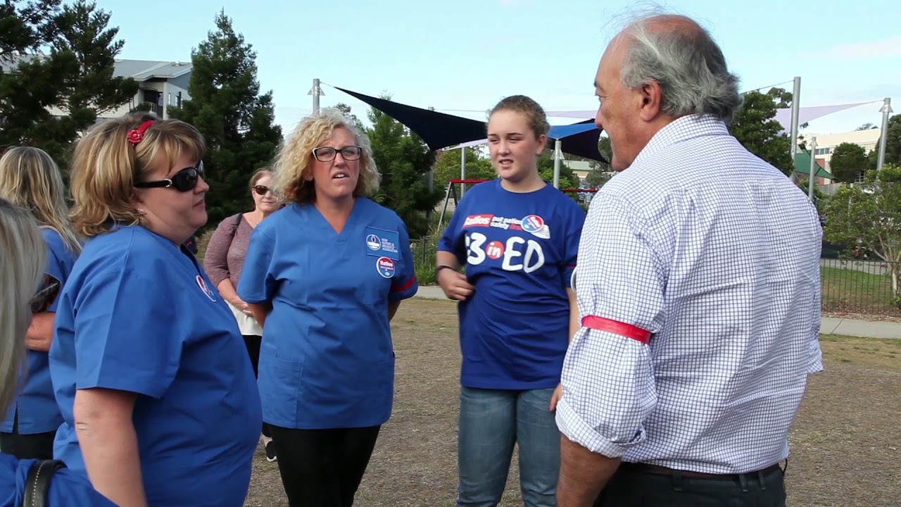 NSWNMA: Campbelltown Hospital Rally for Ratios - YouTube