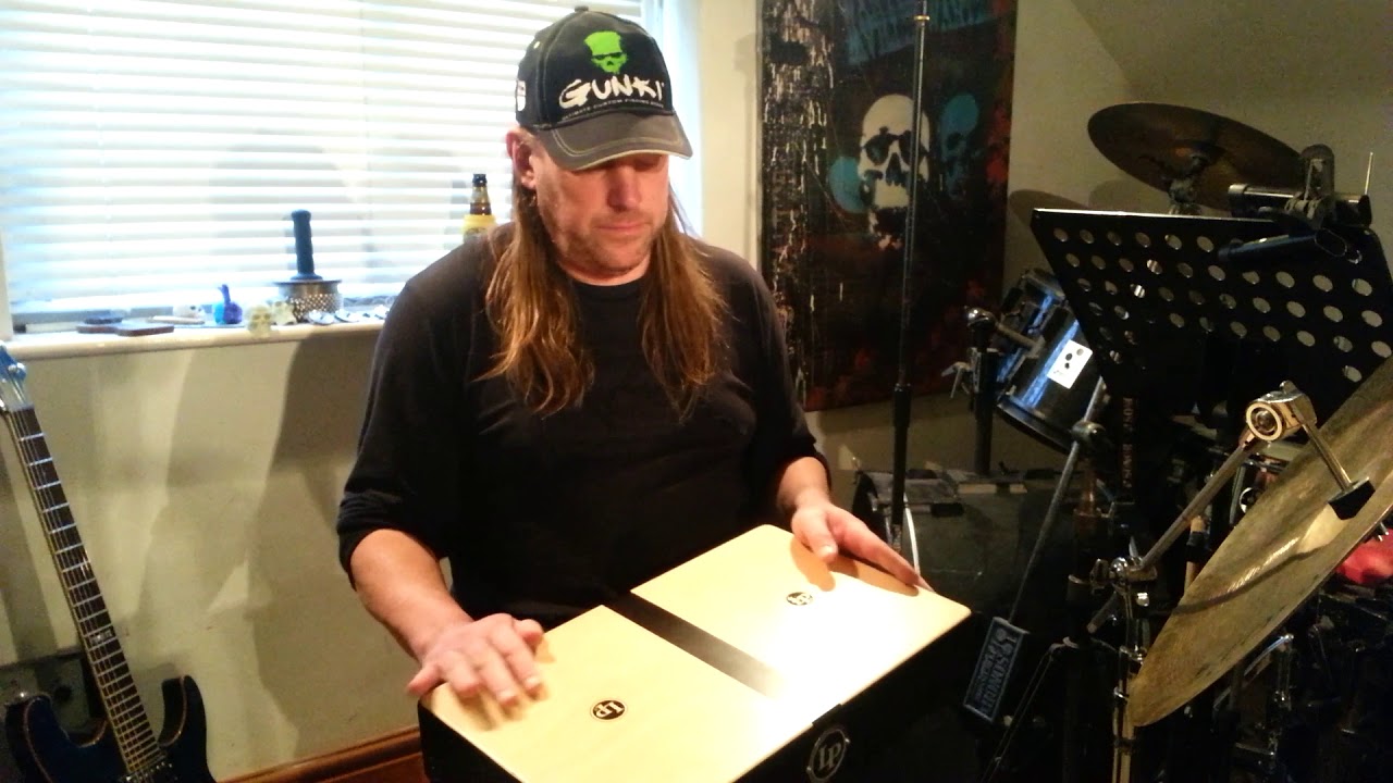 LP laptop conga. Latin Percussion Conga Cajon groove - YouTube