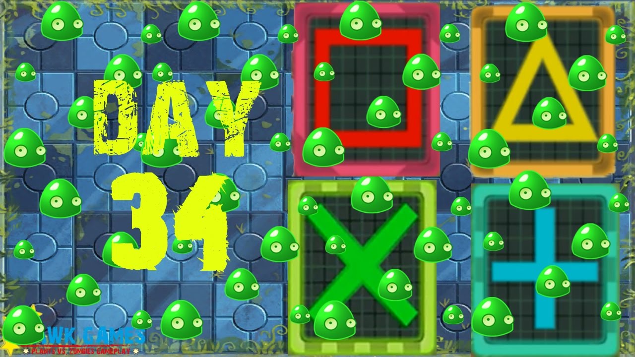 Plants vs Zombies 2 - Far Future - Day 34 [Sun Bombs V, Dave's mold ...