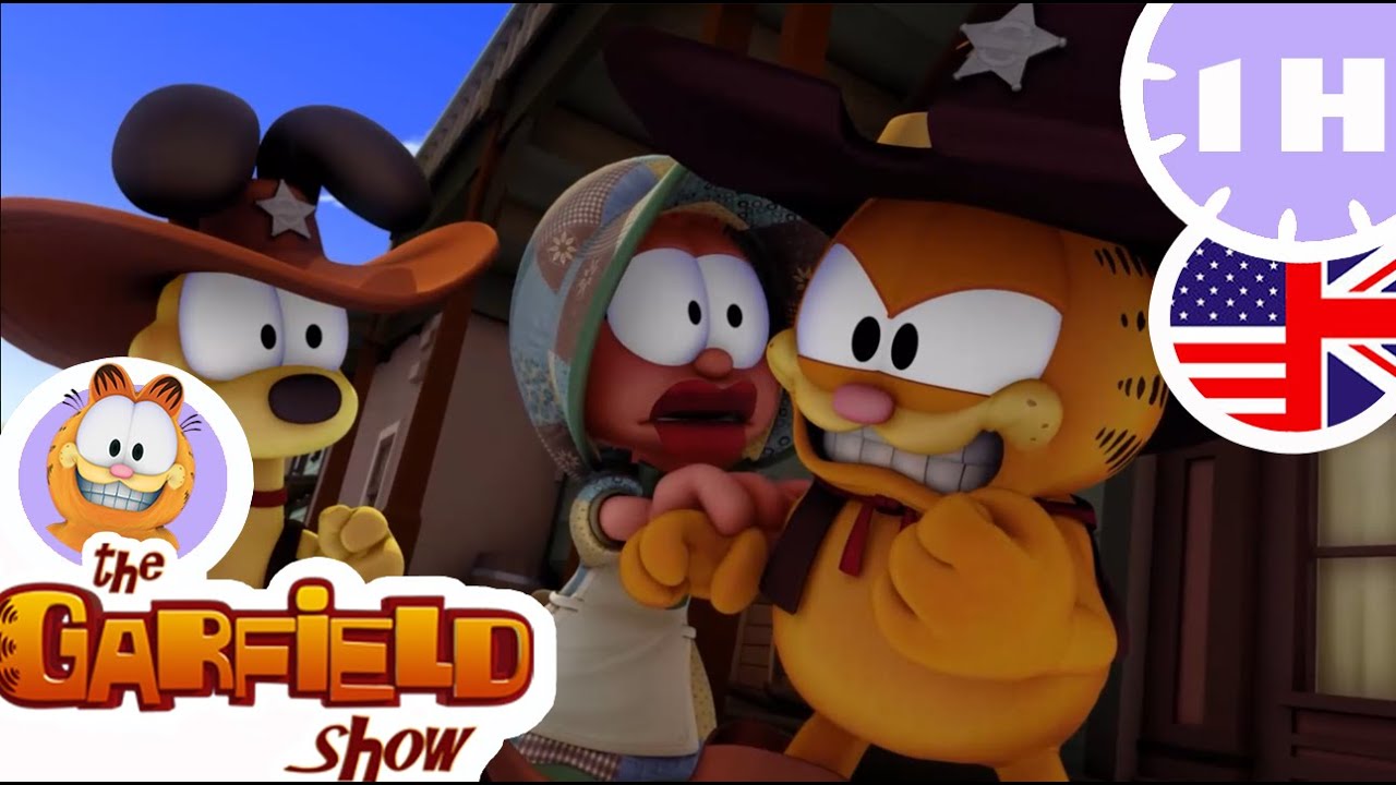 🪕Garfield becomes a cowboy!🤠 - The Garfield Show - YouTube
