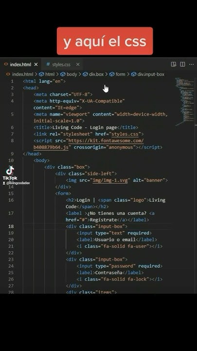 Login Page Responsive With Css And Html Css Programacionweb Desarrolloweb Html Cursogratis 4885
